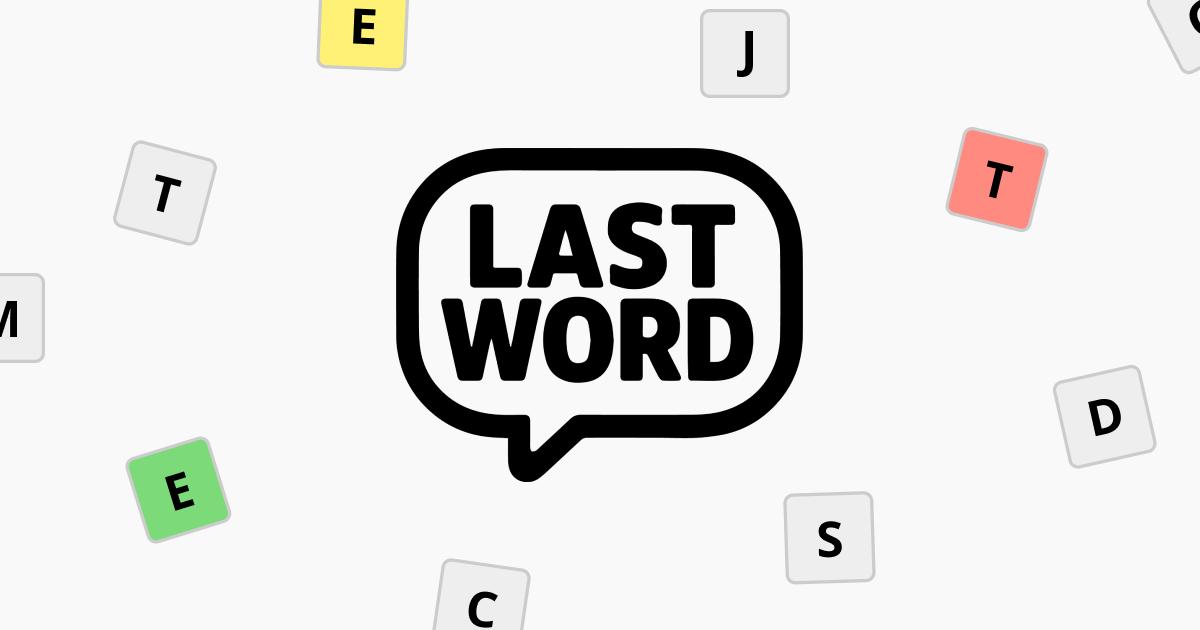 Last Word – Daily Anagram and Word Puzzle Game